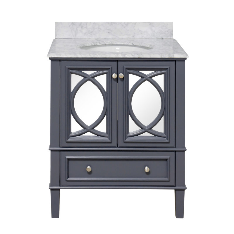 Winston Porter Brendale 30 Free Standing Single Bathroom Vanity With